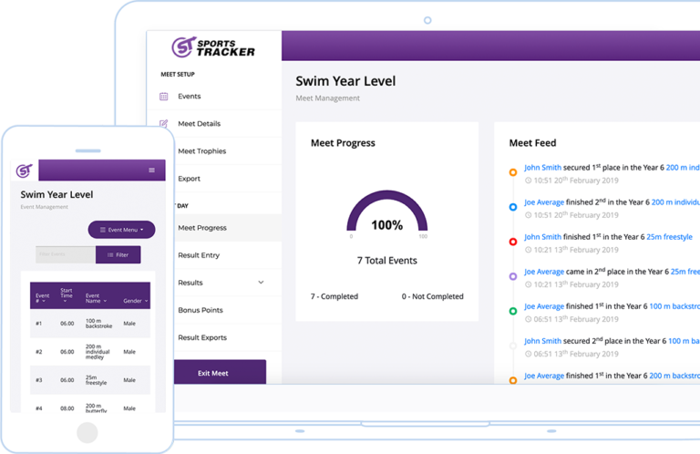 Sports Tracker – Record Keeping Software for Schools